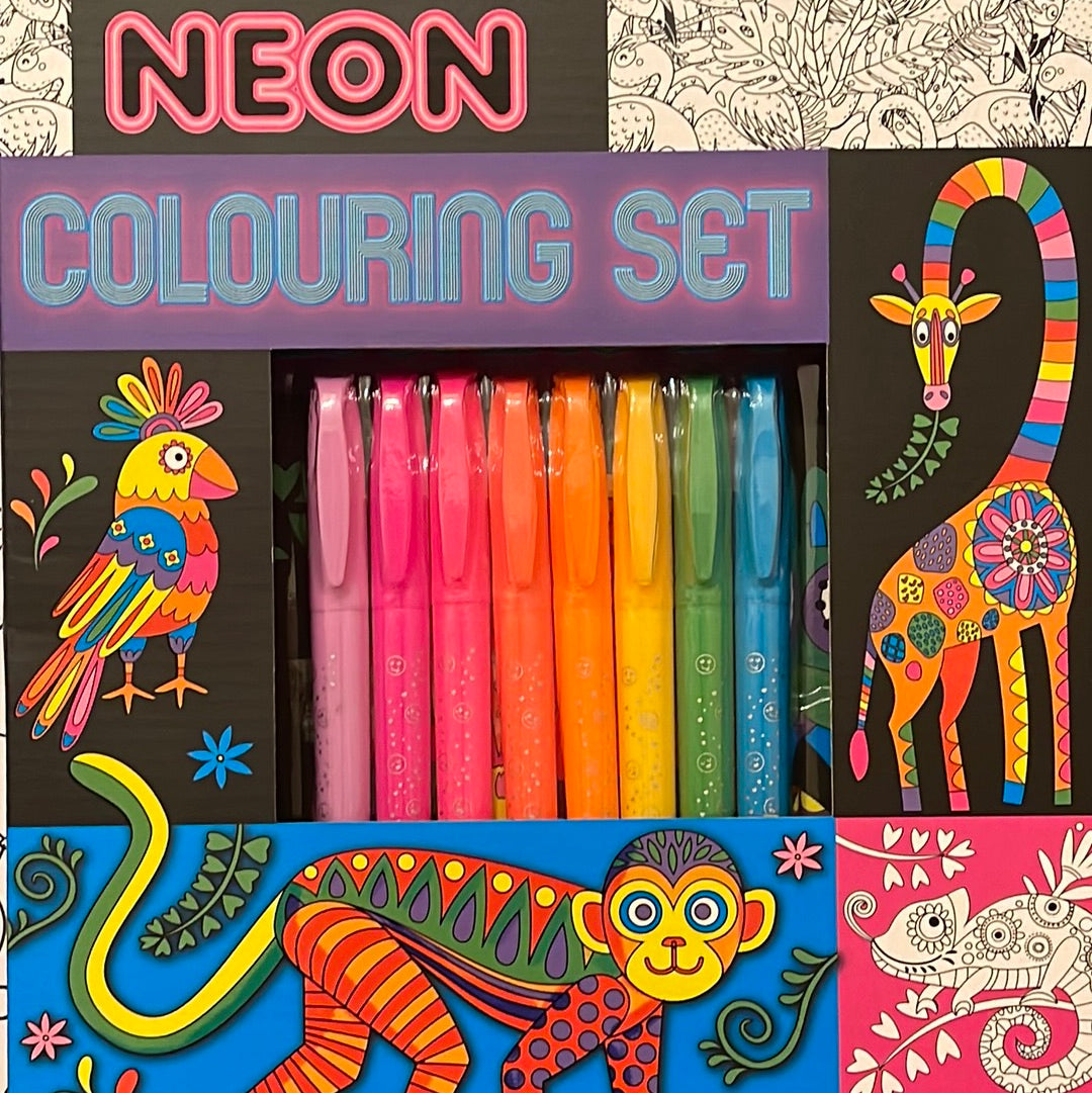 Neon Colouring set – Toy-Box@hants