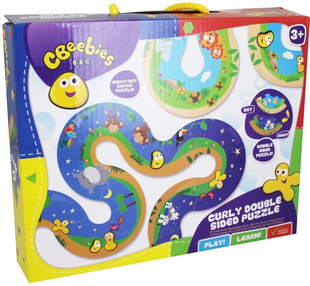 CBeebies Safari Curly Double Sided Puzzle 3+Years – Toy-Box@hants