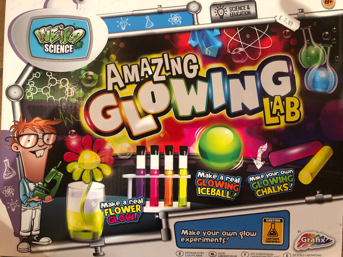 Weird Science- Amazing Glow Lab (8+) – Toy-Box@hants